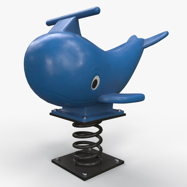 modelo 3d PBR Outdoor Spring Swing Playground Toy B - TurboSquid 2077300