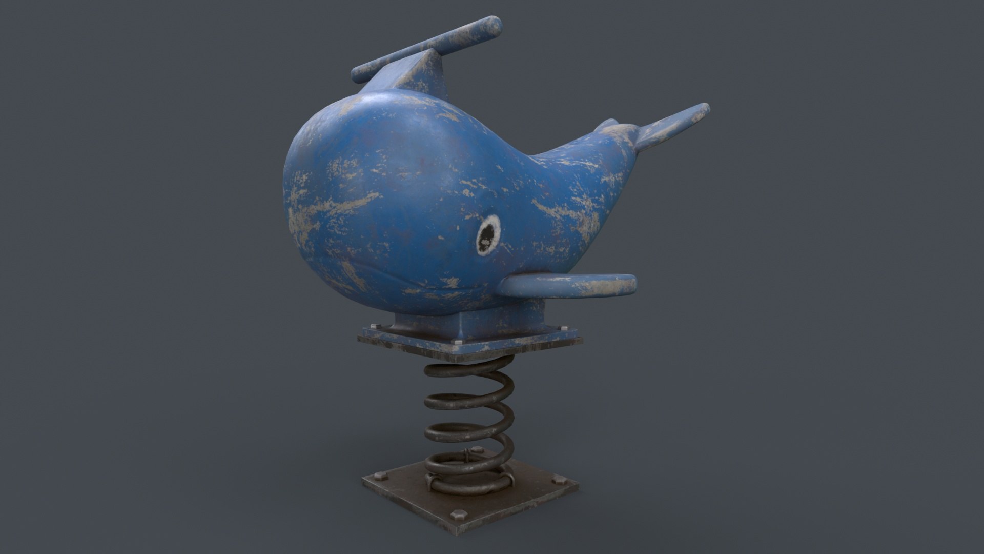 3D PBR Outdoor Spring Swing Playground Toy B Model - TurboSquid 2077300