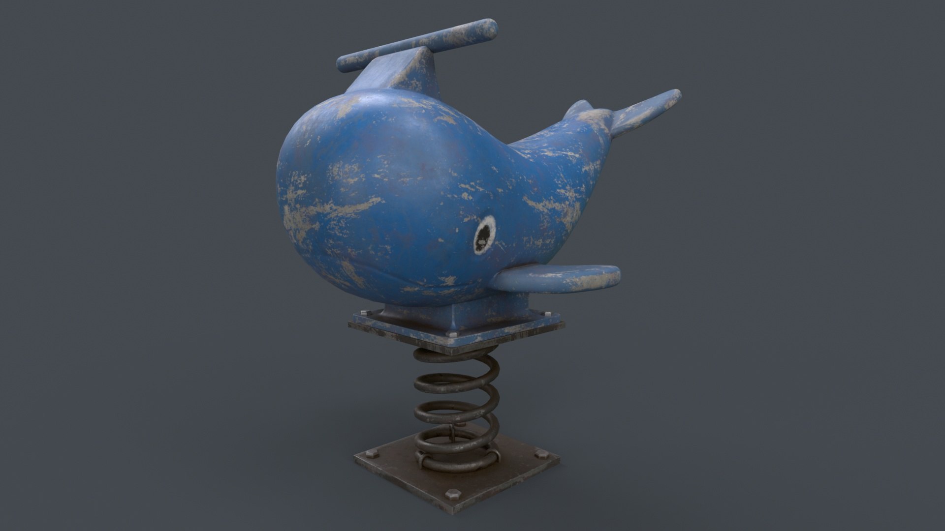 3D PBR Outdoor Spring Swing Playground Toy B Model - TurboSquid 2077300