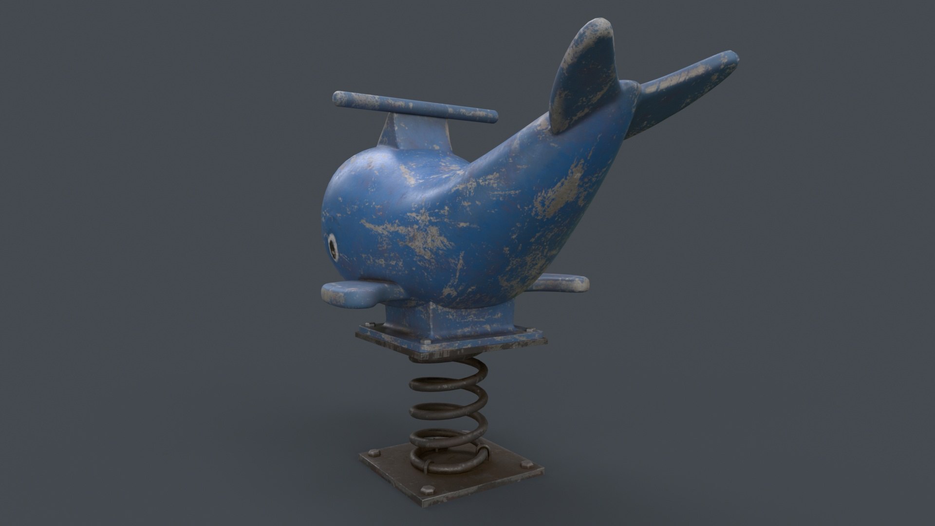 3D PBR Outdoor Spring Swing Playground Toy B Model - TurboSquid 2077300