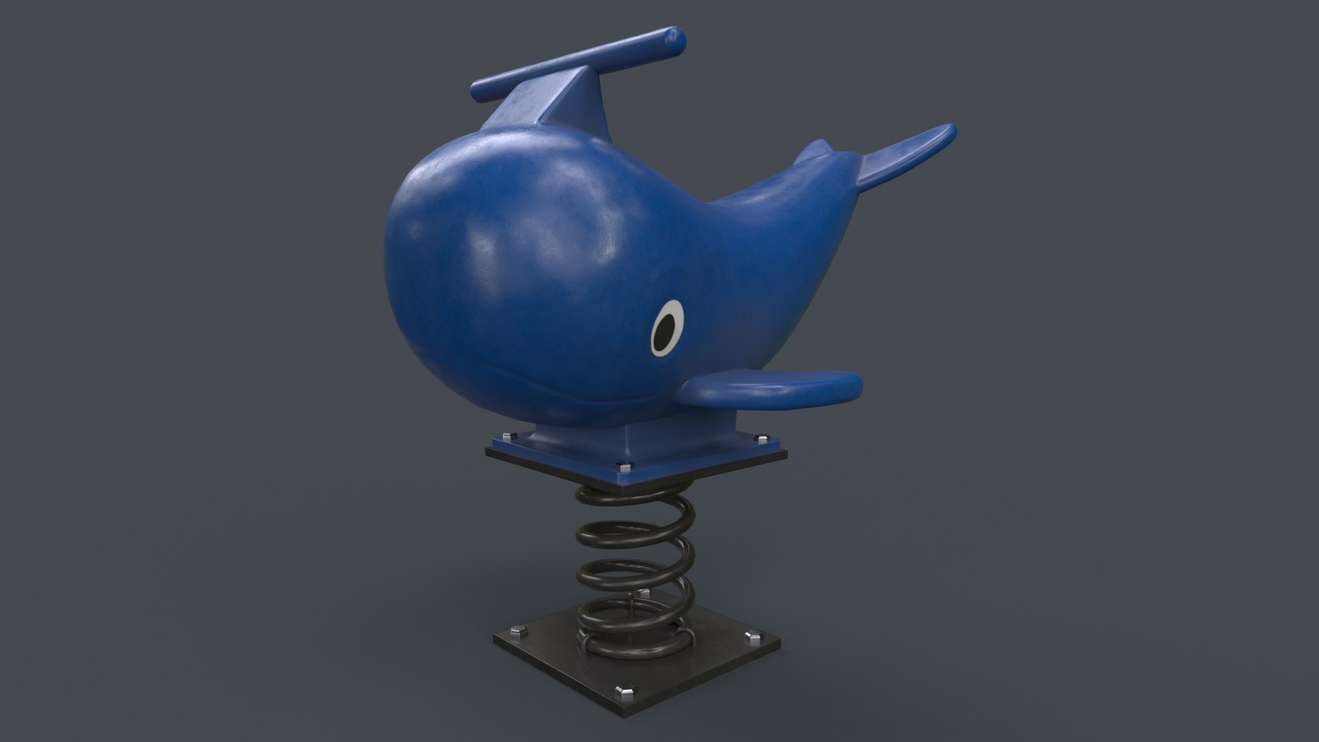 3D PBR Outdoor Spring Swing Playground Toy B model - TurboSquid 2077300