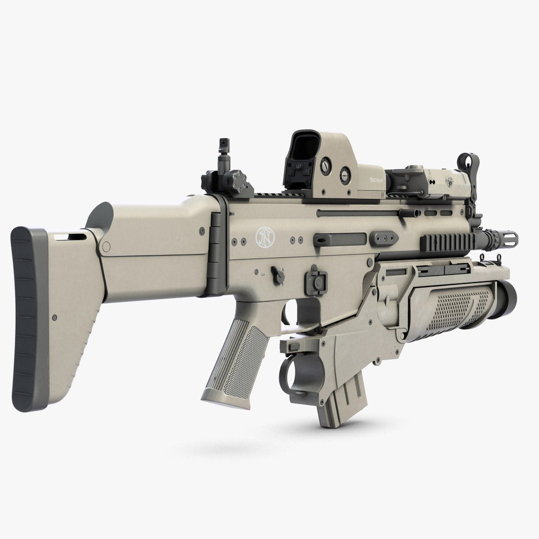 3ds Combat Assault Rifle Fn Scar