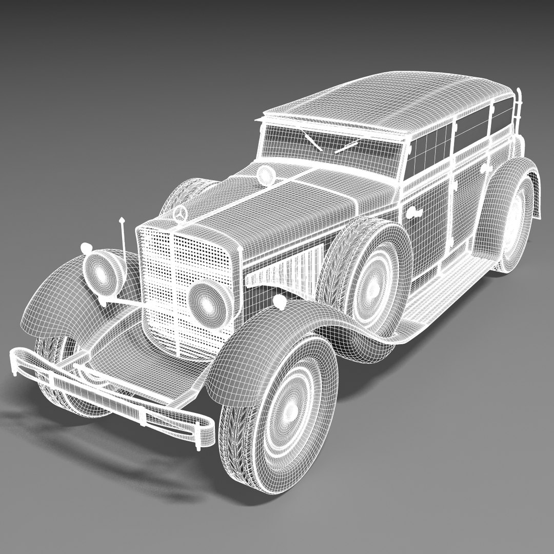 3d Model Of Mercedes Benz Classic