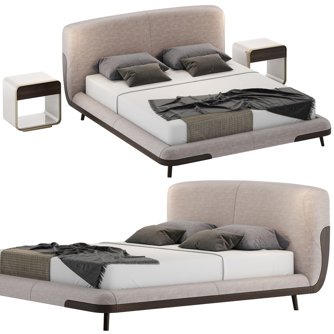 Turri SOUL Bed 3D Model - TurboSquid 2085487