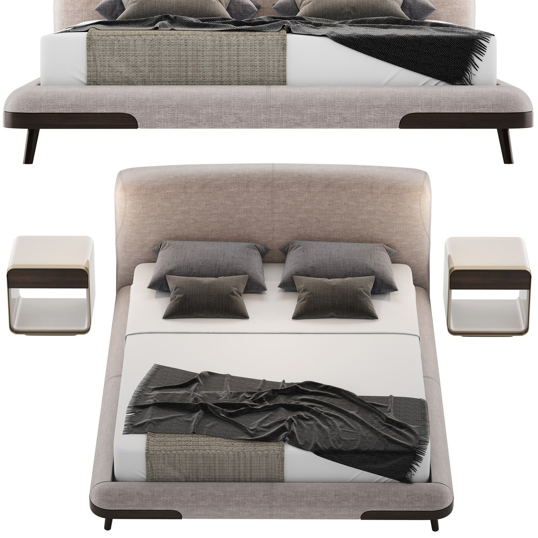 Turri SOUL Bed 3D Model - TurboSquid 2085487