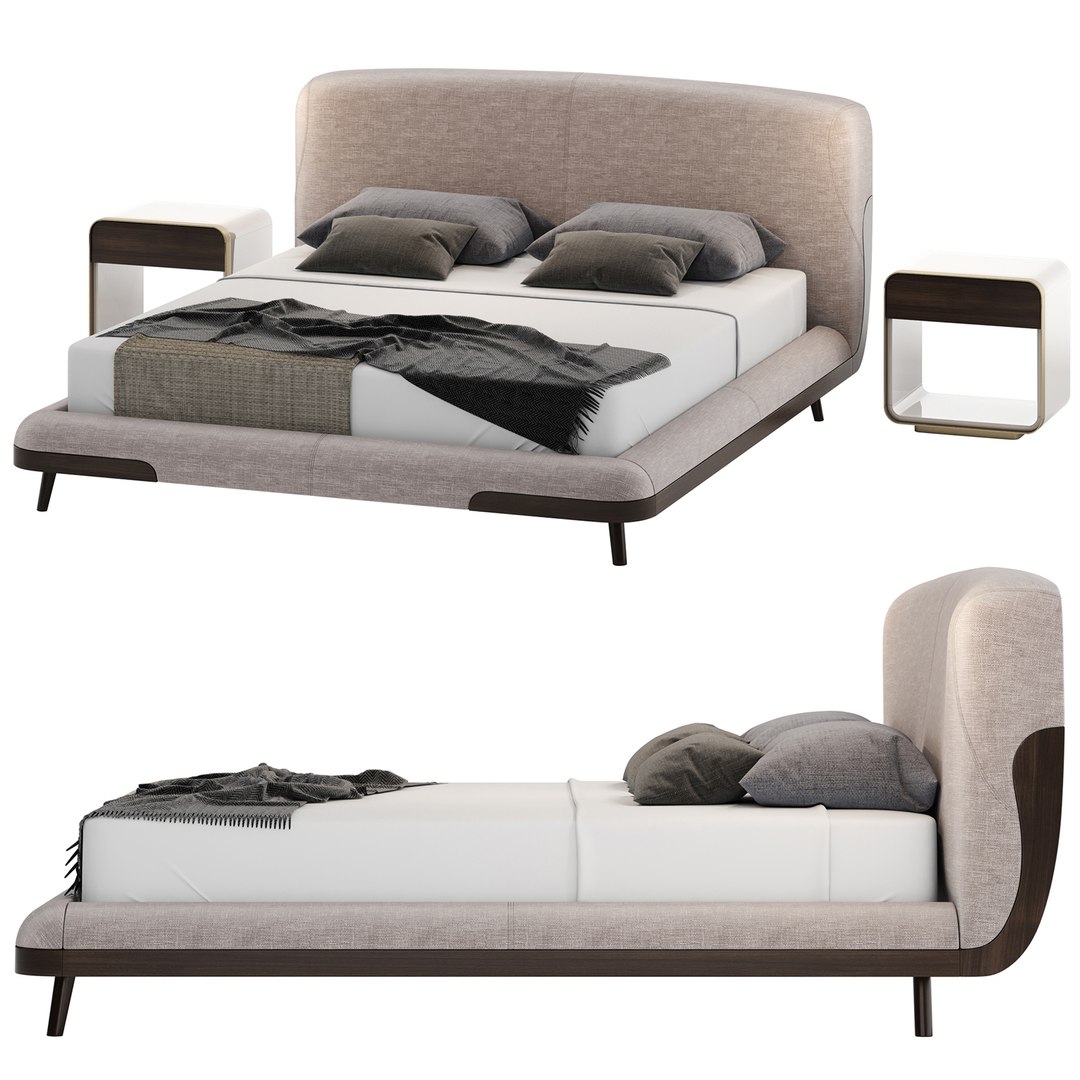 Turri SOUL Bed 3D Model - TurboSquid 2085487