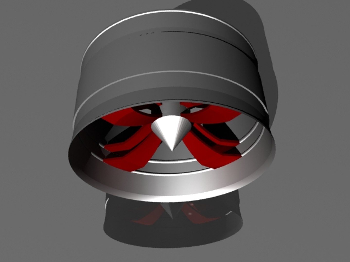 Free Hot Rod Wheel 3d Model