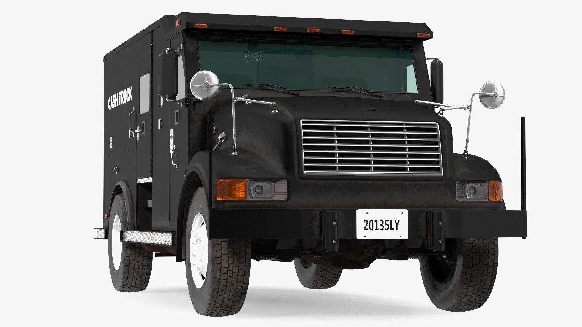 3D Armored Cash Transport Car Black model - TurboSquid 1940396