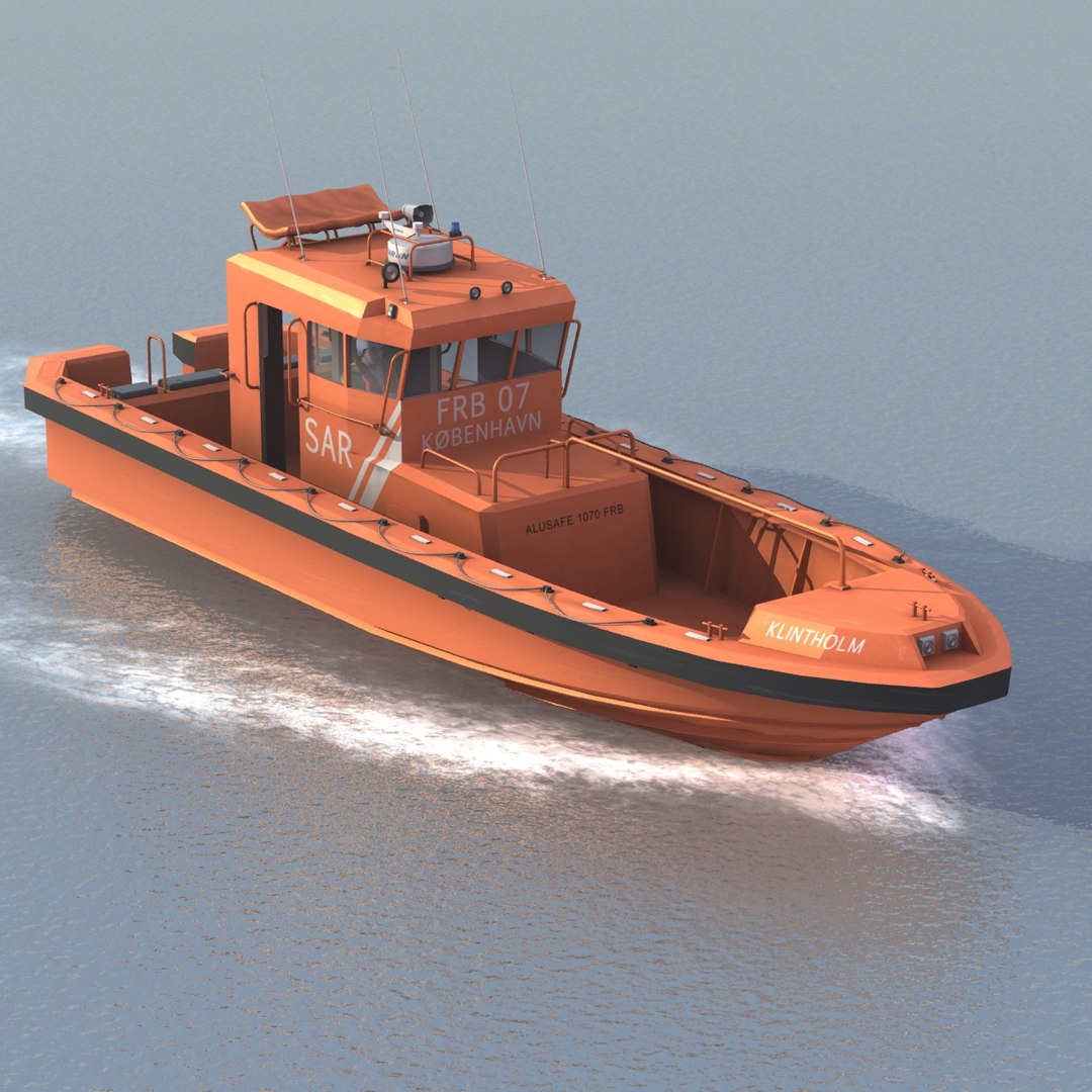 Fast Rescue Boat 3d Max