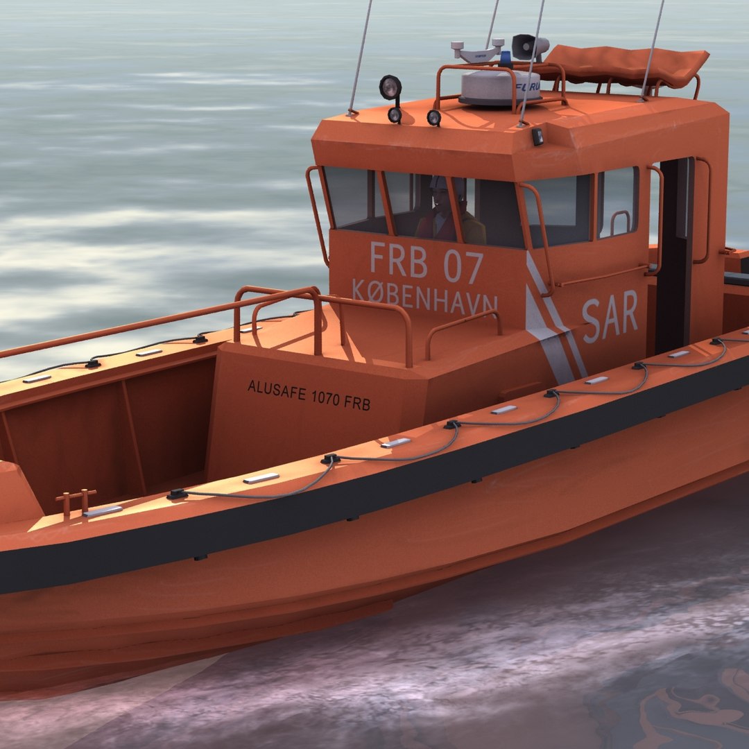 Fast Rescue Boat 3d Max