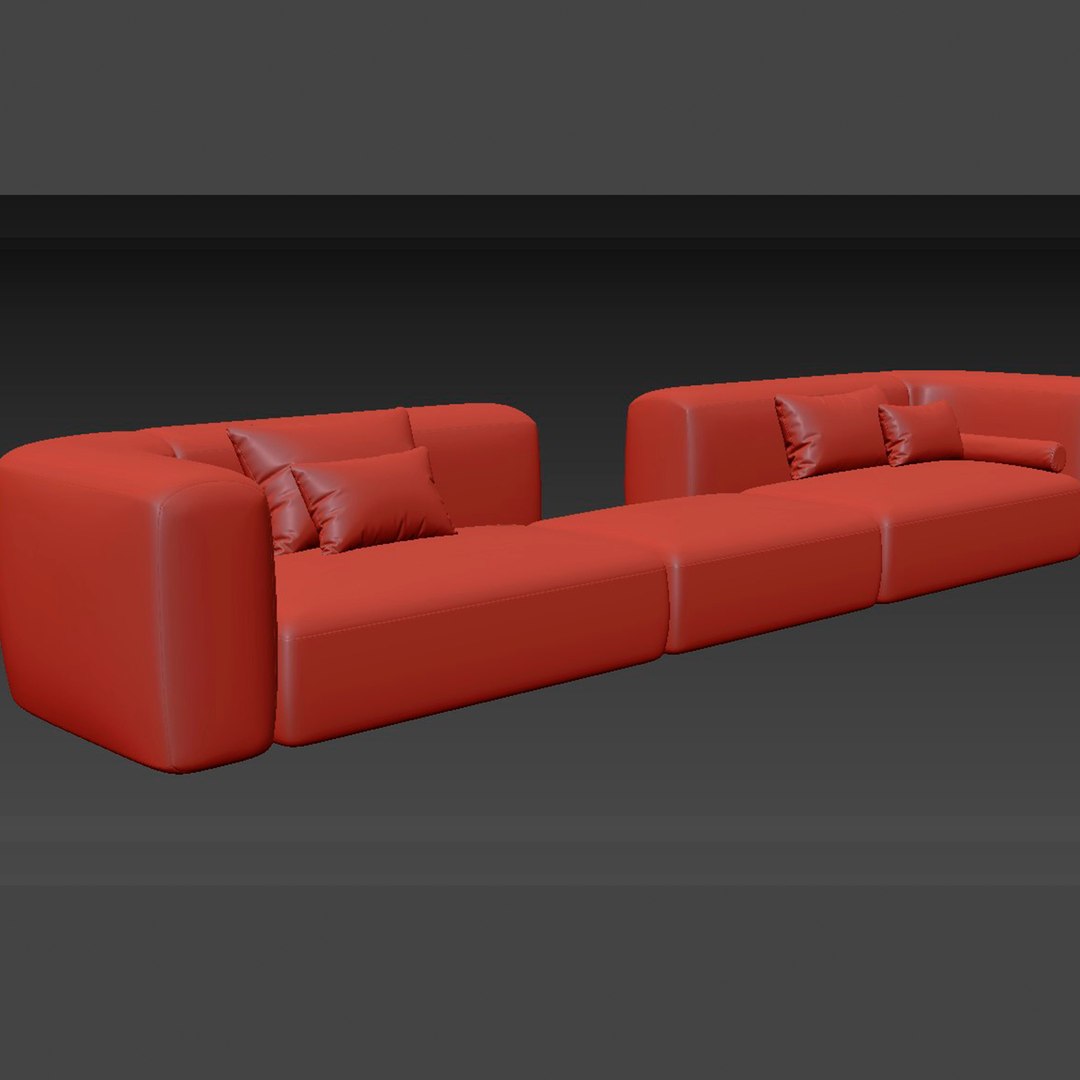 Clara Sofa Baxter 3D Model - TurboSquid 2111383