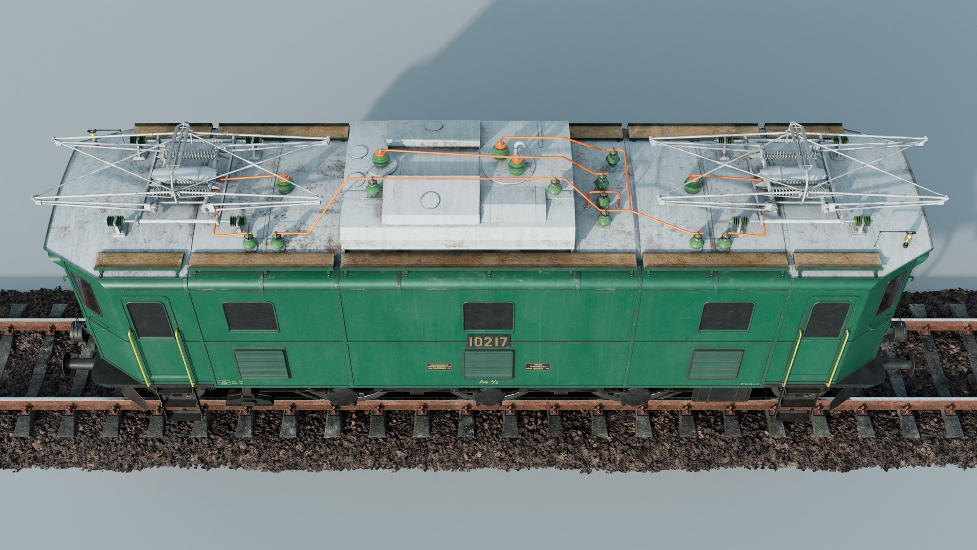 3D Swiss Electric Locomotive SBB AE 3 5 - TurboSquid 2189821