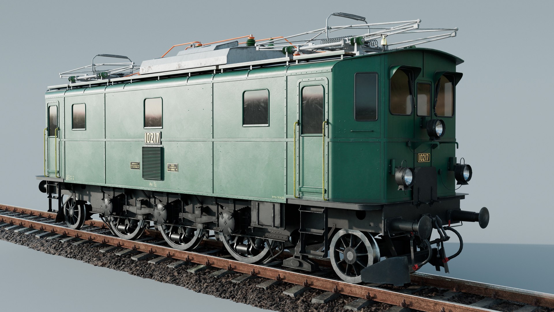 3D Swiss Electric Locomotive SBB AE 3 5 - TurboSquid 2189821