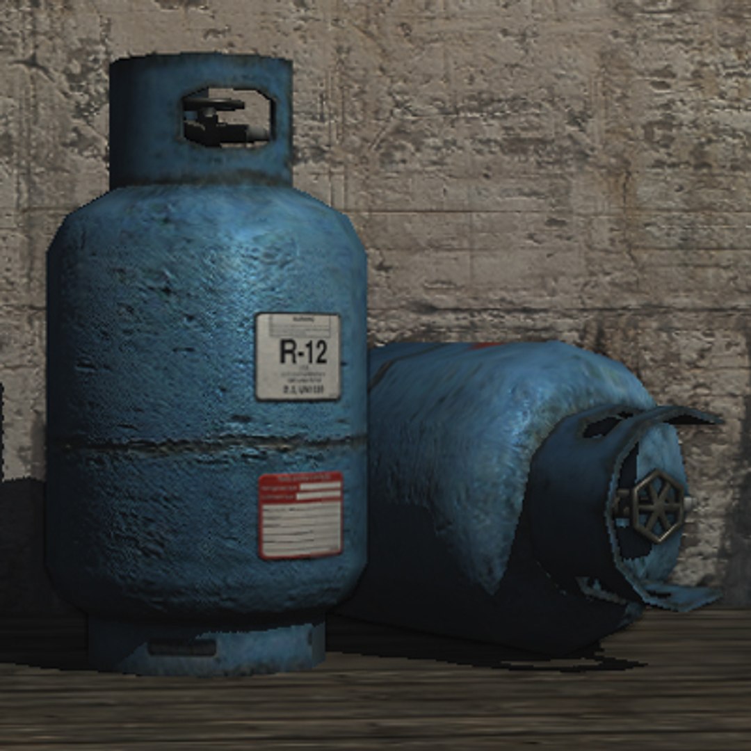 3d Gas Cylinder Prop