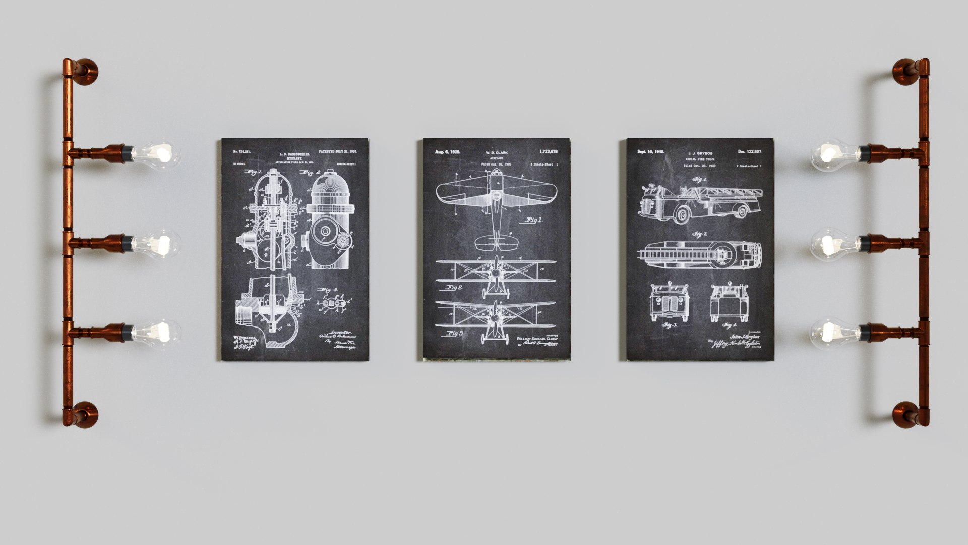 Wall Light Scen Max Model - TurboSquid 2043181