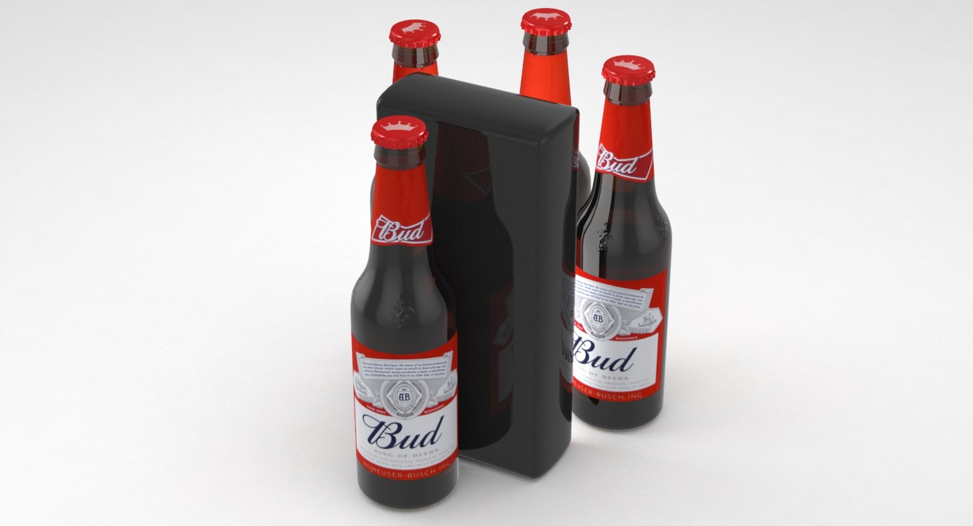 3D Model Beer Budweiser Bud - TurboSquid 1224851