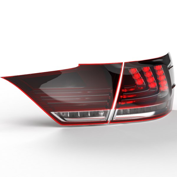 headlight rear light headlamp 3d model