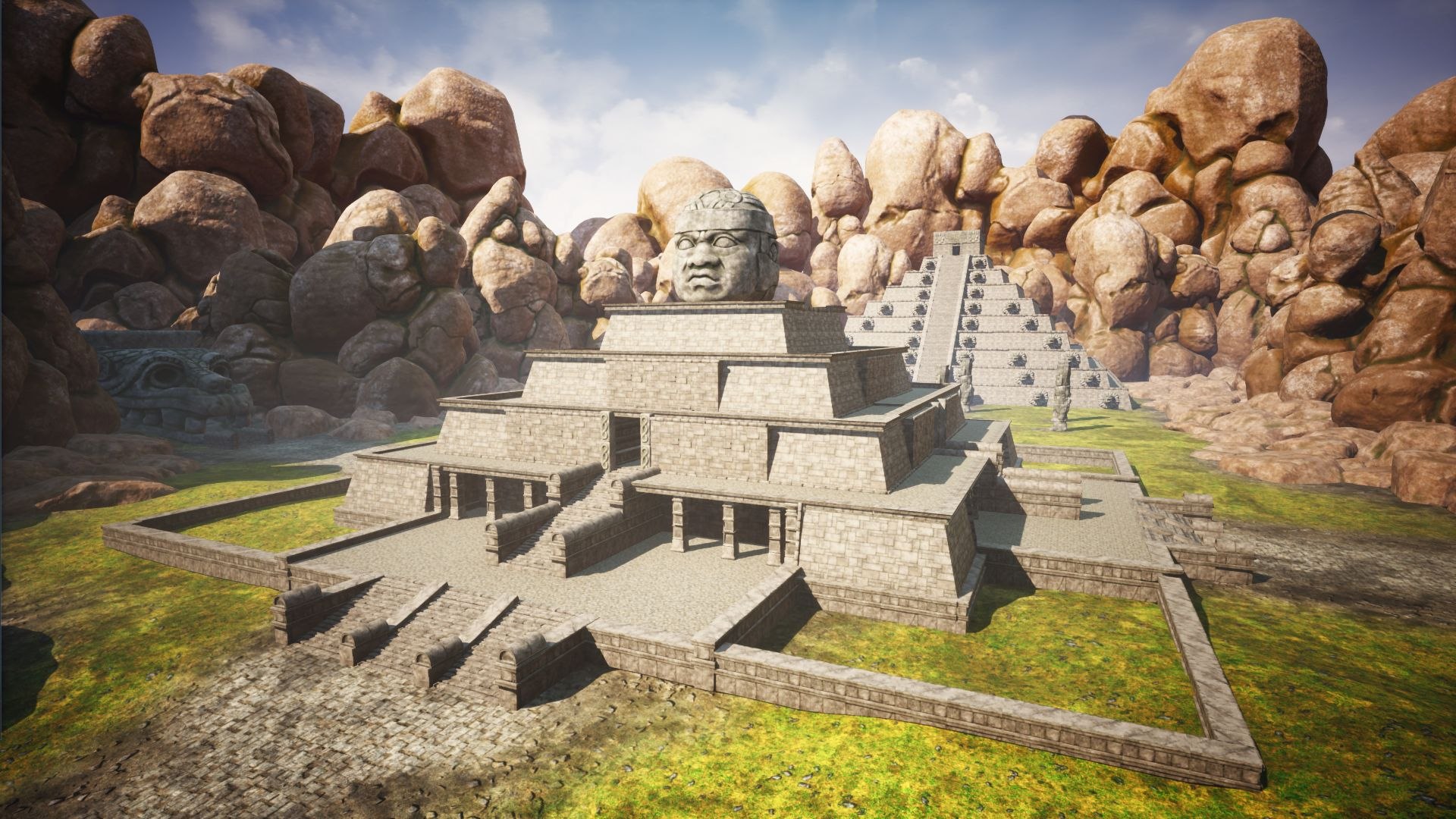 3D model Lost Temple of the Aztecs - TurboSquid 1725543