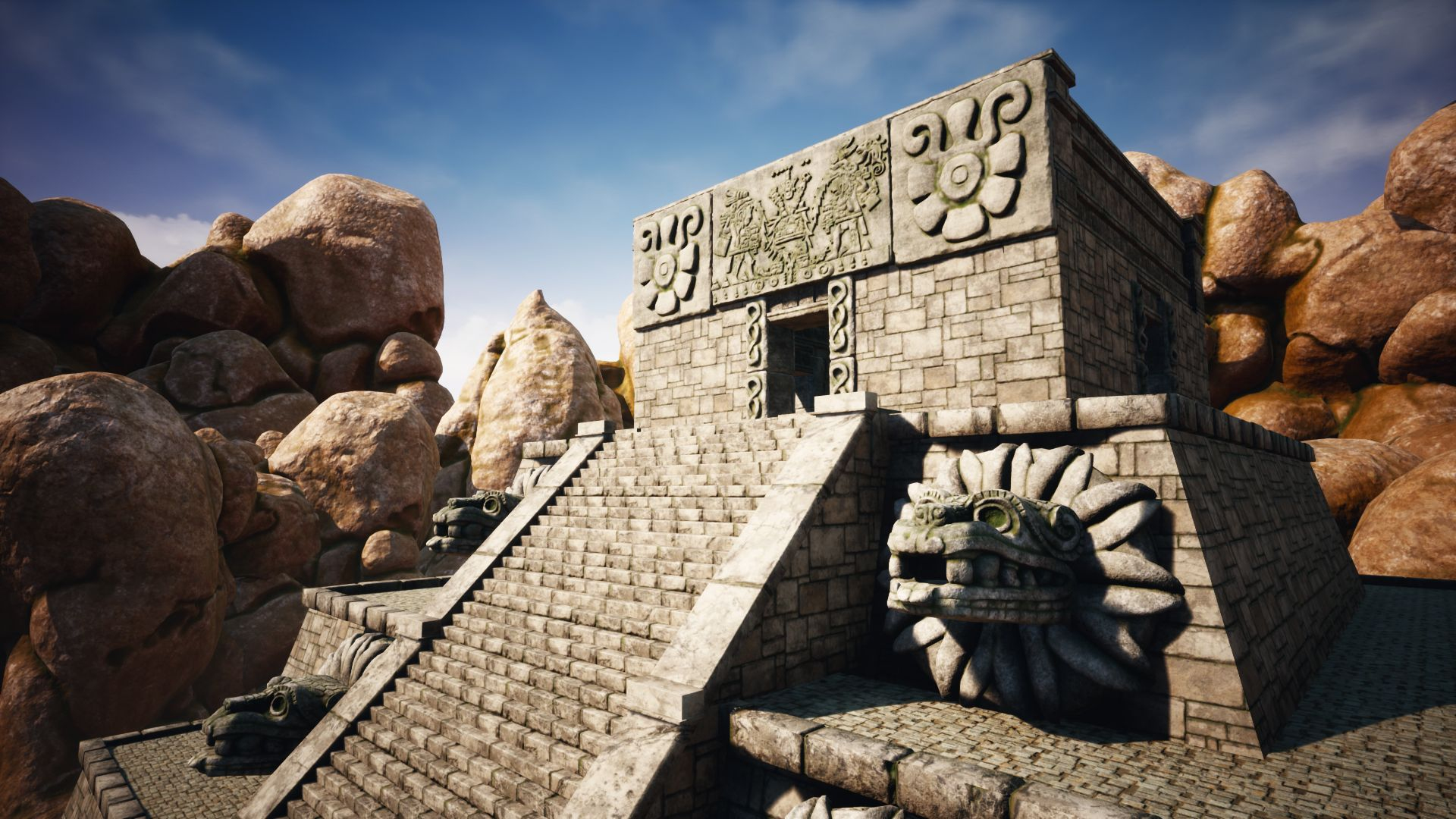 3D model Lost Temple of the Aztecs - TurboSquid 1725543