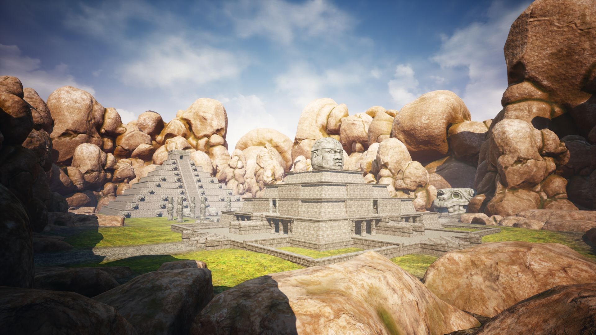 3D model Lost Temple of the Aztecs - TurboSquid 1725543