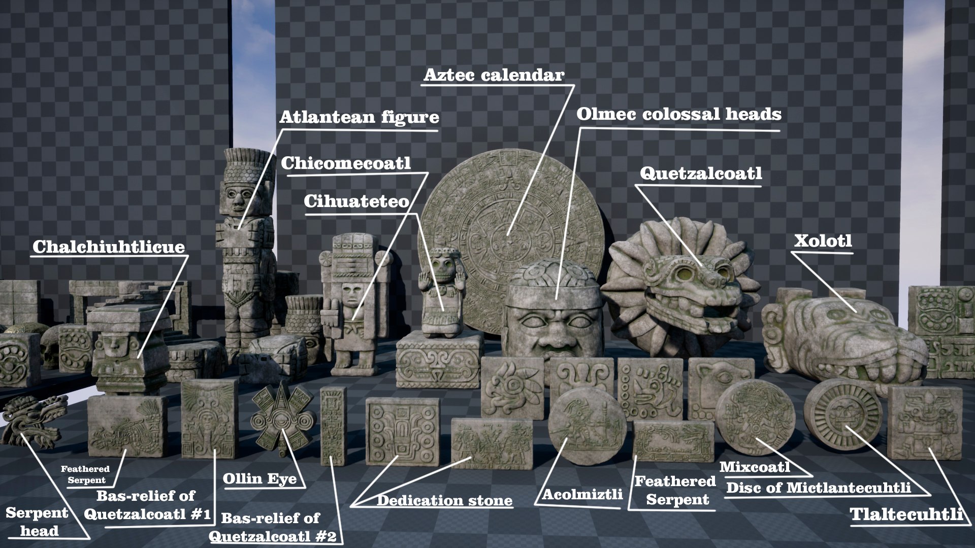 3D model Lost Temple of the Aztecs - TurboSquid 1725543