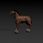 3d model horse draft