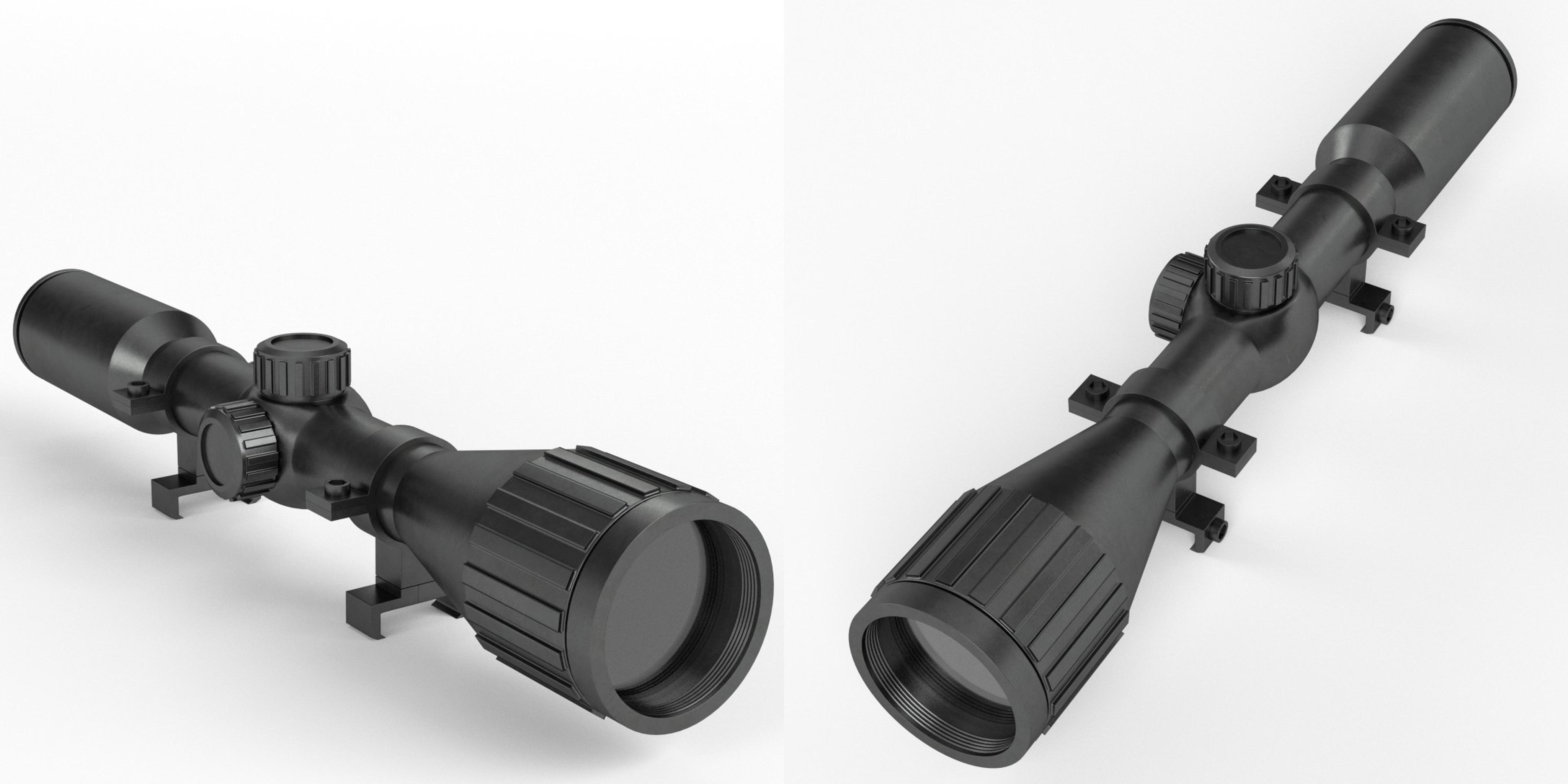 Rifle scope 3D model - TurboSquid 1557204