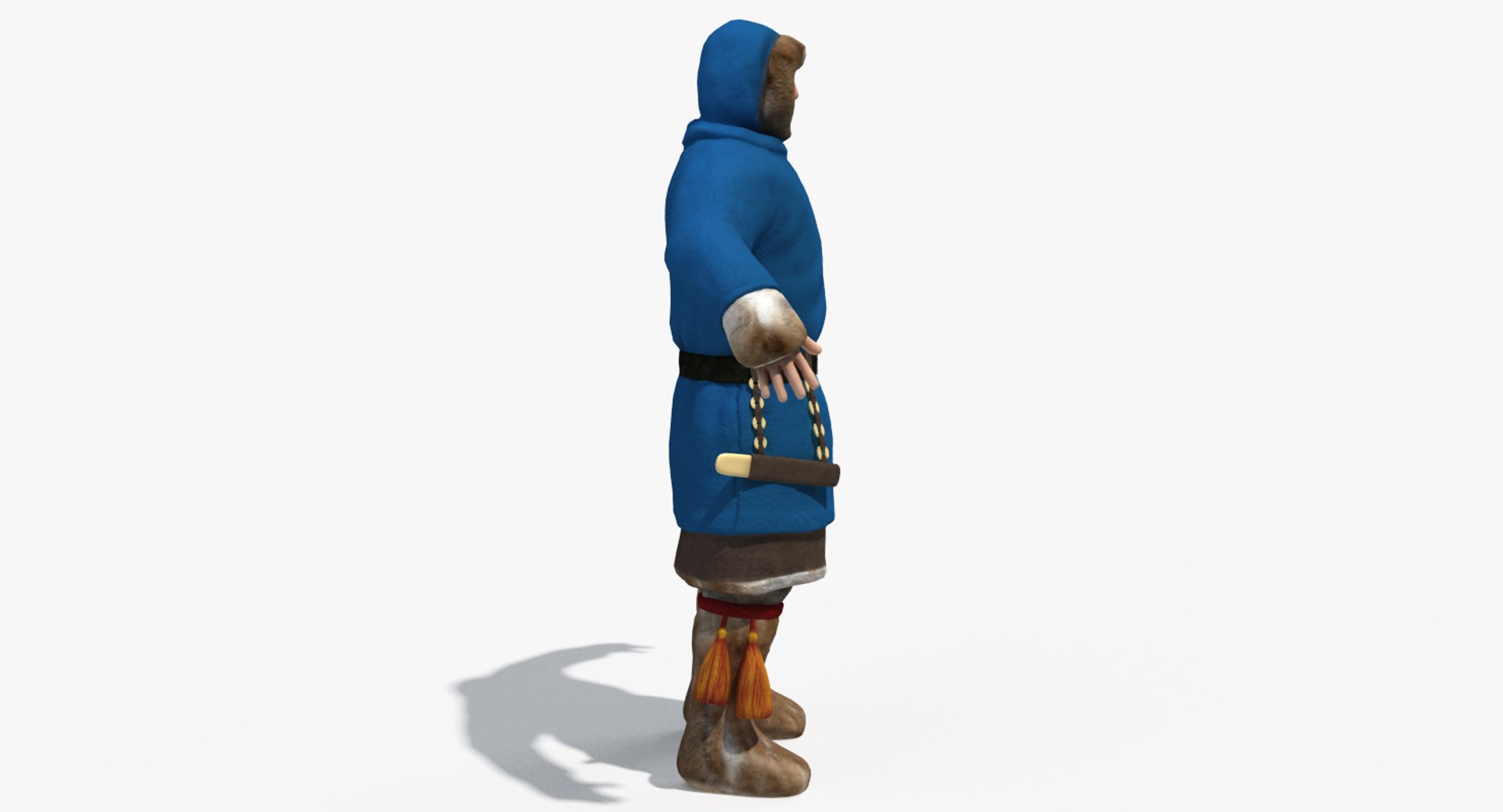 3d model northern man animation rigging