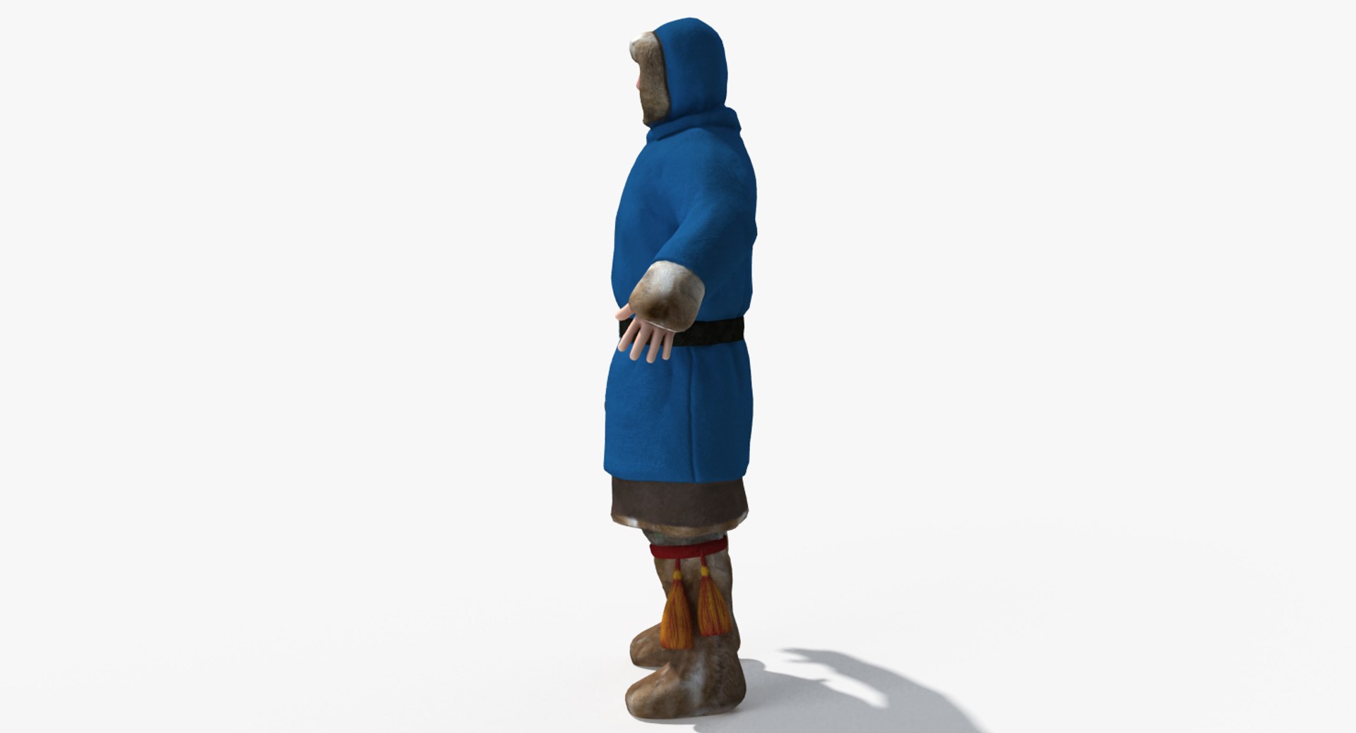 3d model northern man animation rigging