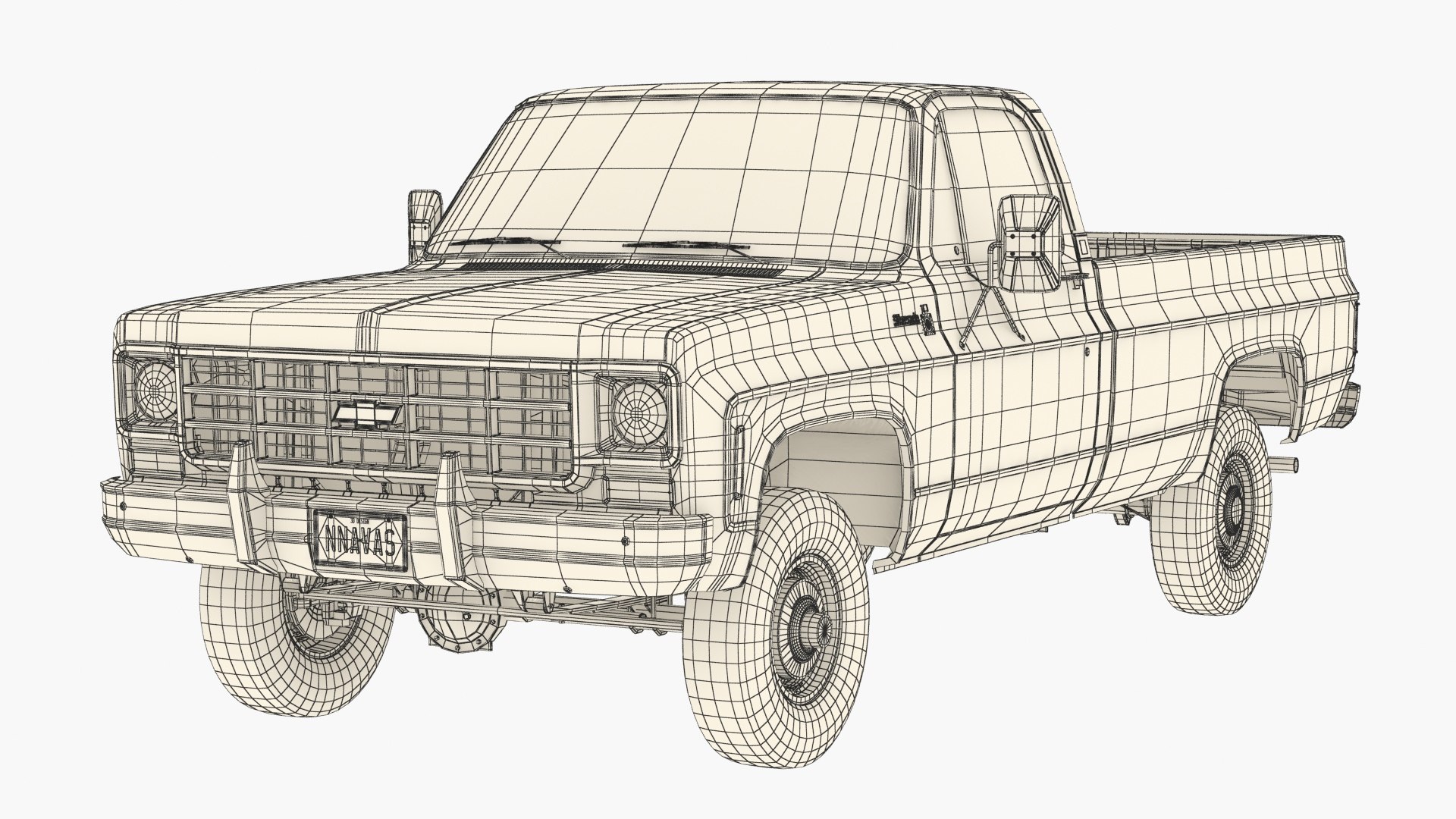 CHEVROLET SILVERADO K10 1978 3D Model - TurboSquid 2191994