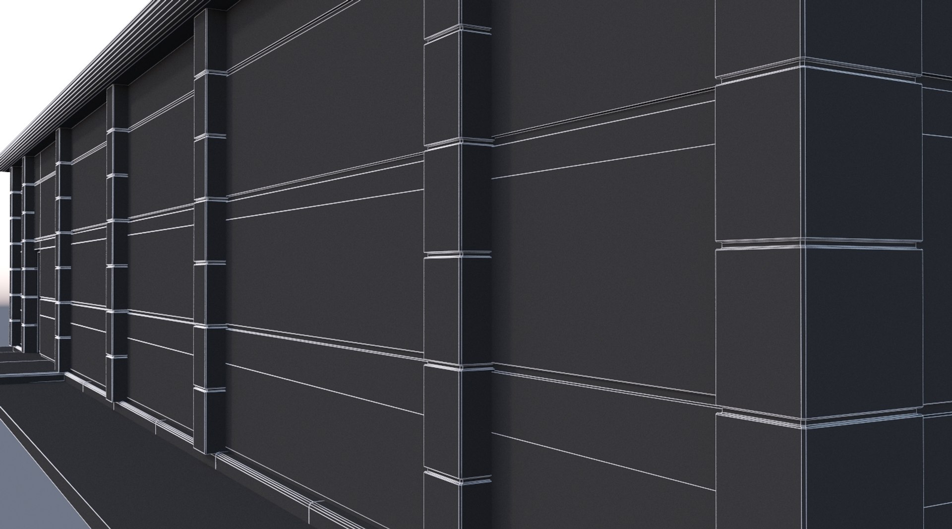 3d model of bus station