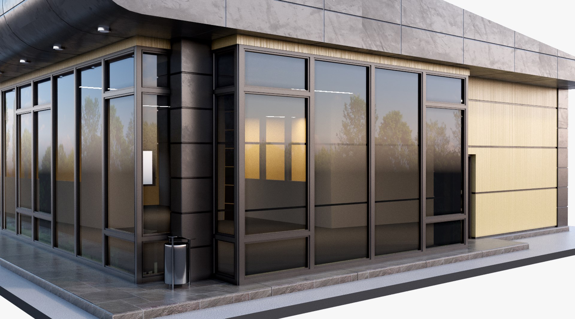 3d model of bus station