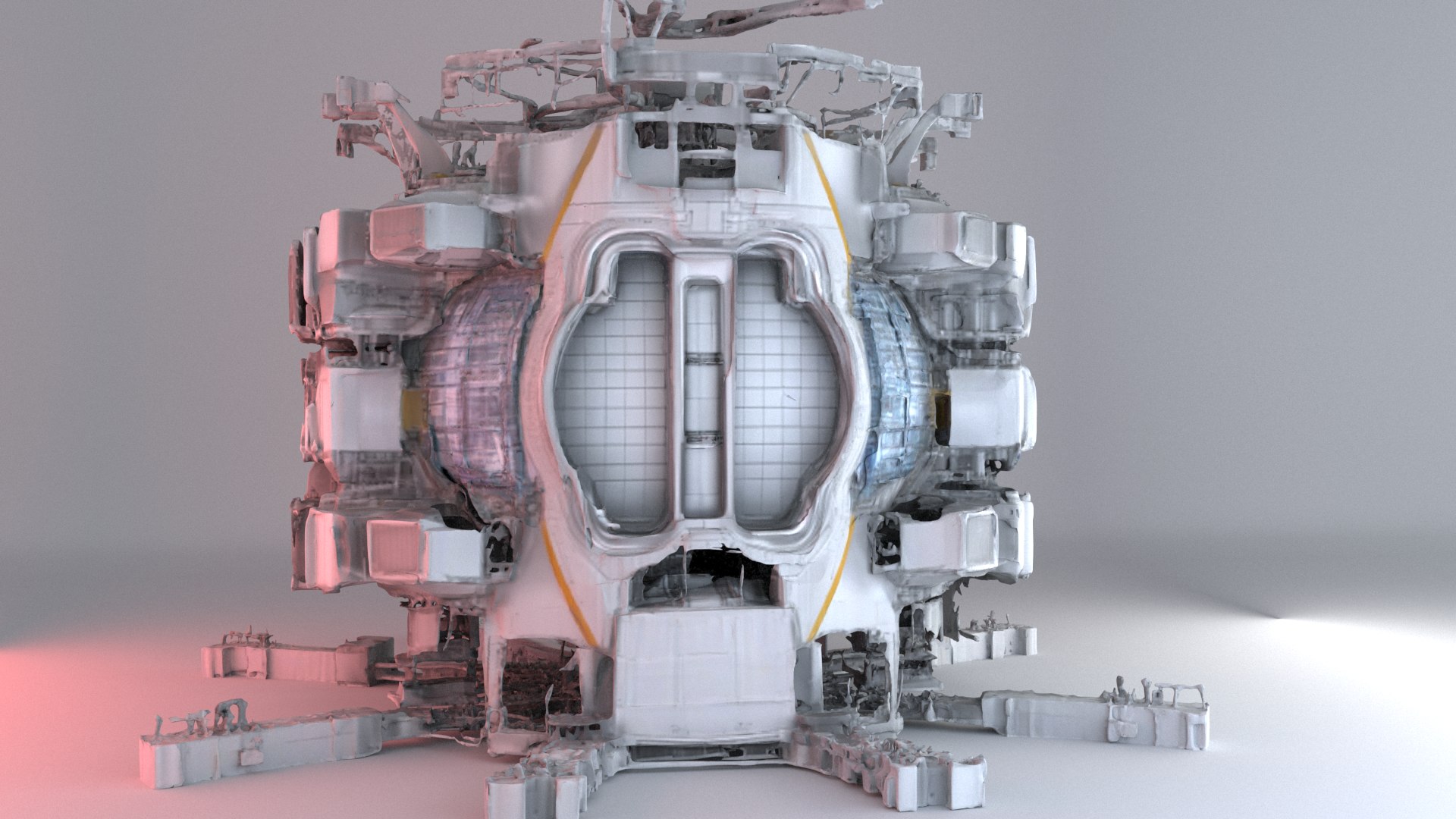Futuristic Nuclear Reactor Sci-Fi Tokamak Fusion Energy Core High Poly 3D Model 3D - TurboSquid ...
