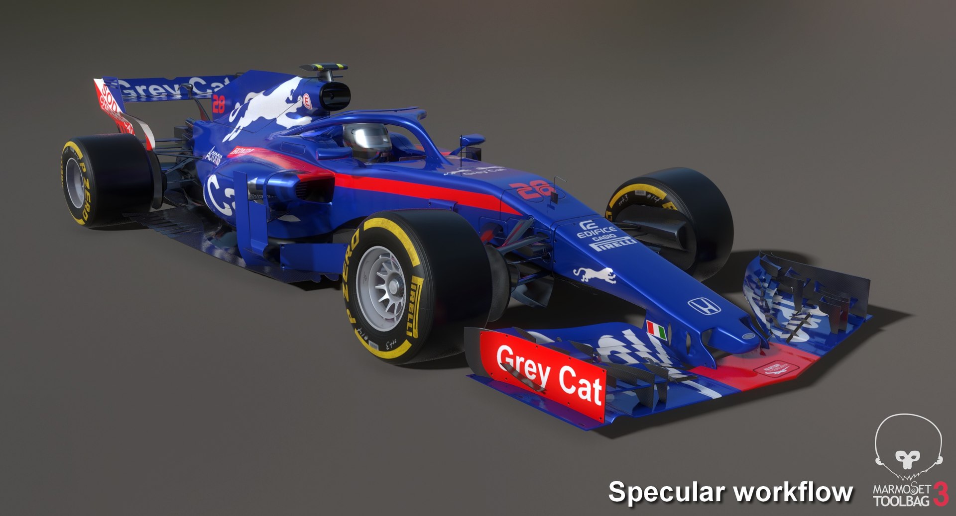 3D Scuderia Toro Rosso Str13 - TurboSquid 1270666
