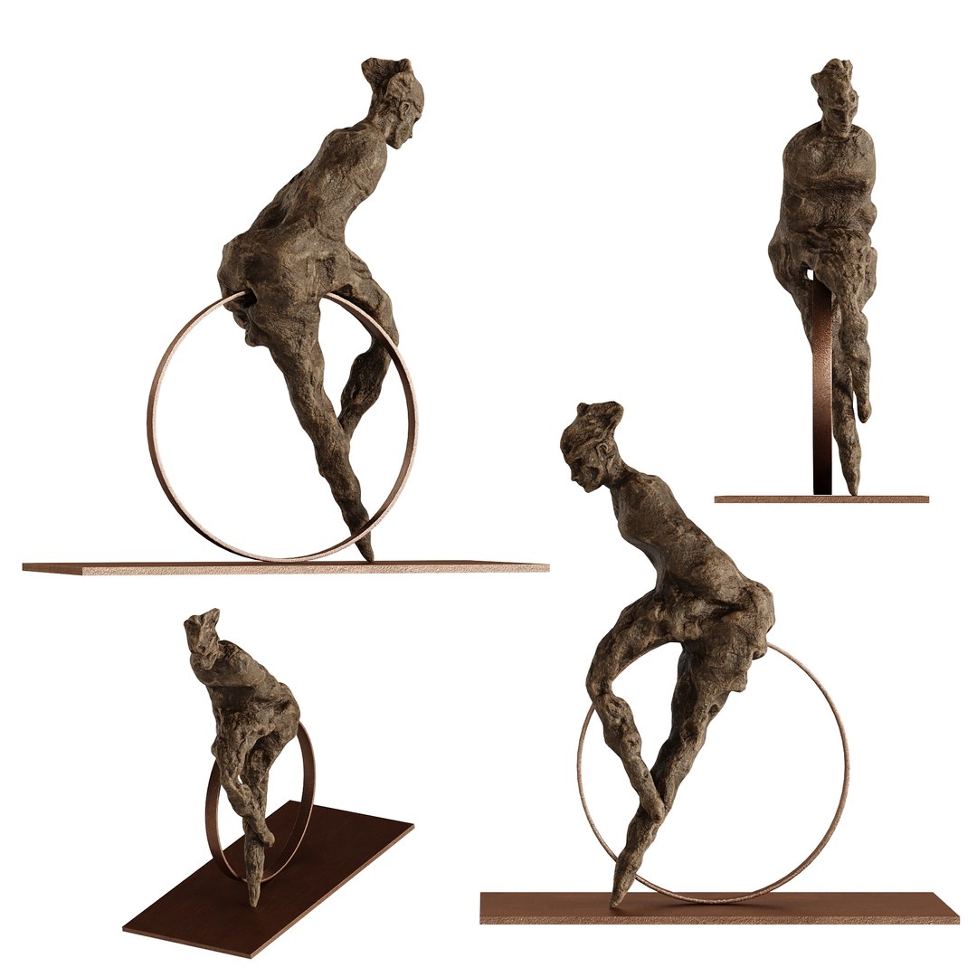 Human Sculptures 15 In Circles 3D - TurboSquid 2071340