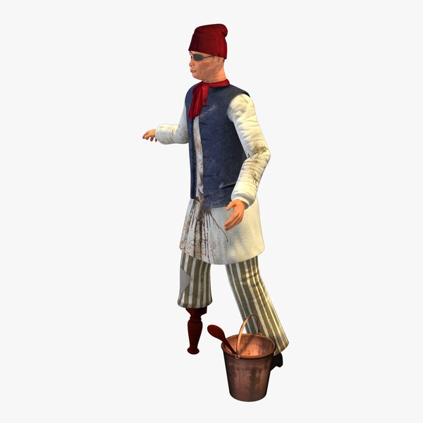 Age of Sails Ship's Cook Modelo 3D - TurboSquid 1208810