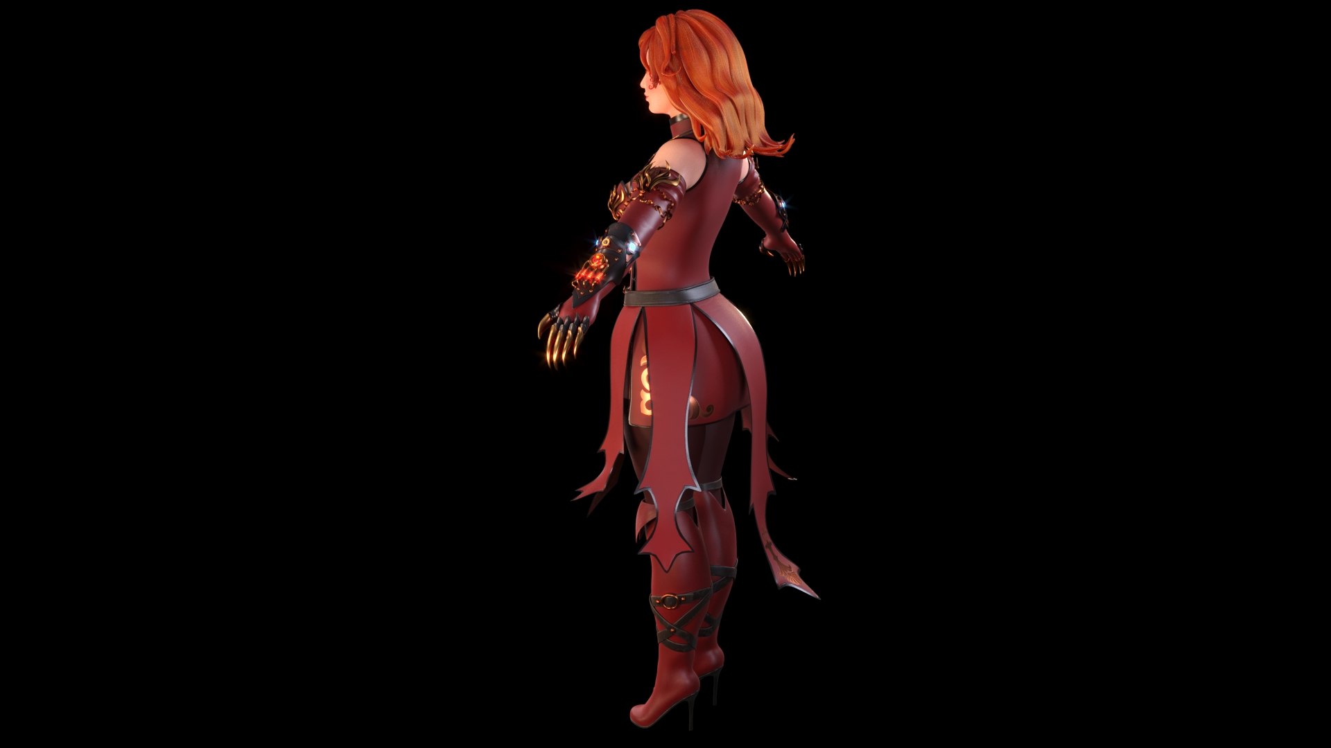 Female Mage 3D Model - TurboSquid 1623707