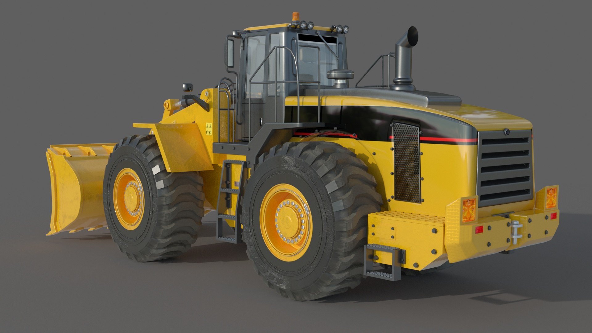 3D Wheel Loader - TurboSquid 2069527
