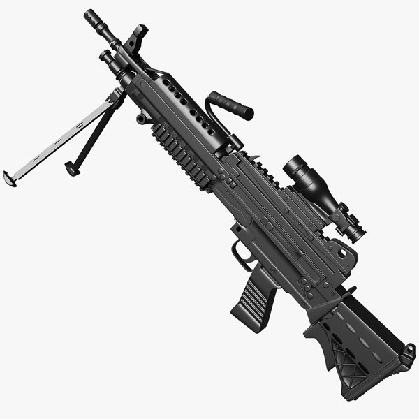 PEO M249 파라 ACOG 총 3D 모델 - TurboSquid 1385962