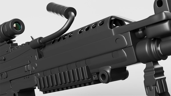PEO M249 파라 ACOG 총 3D 모델 - TurboSquid 1385962