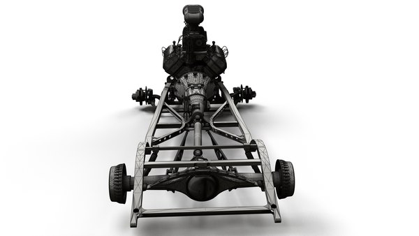 Custom hotrod frame 3D model - TurboSquid 1648883