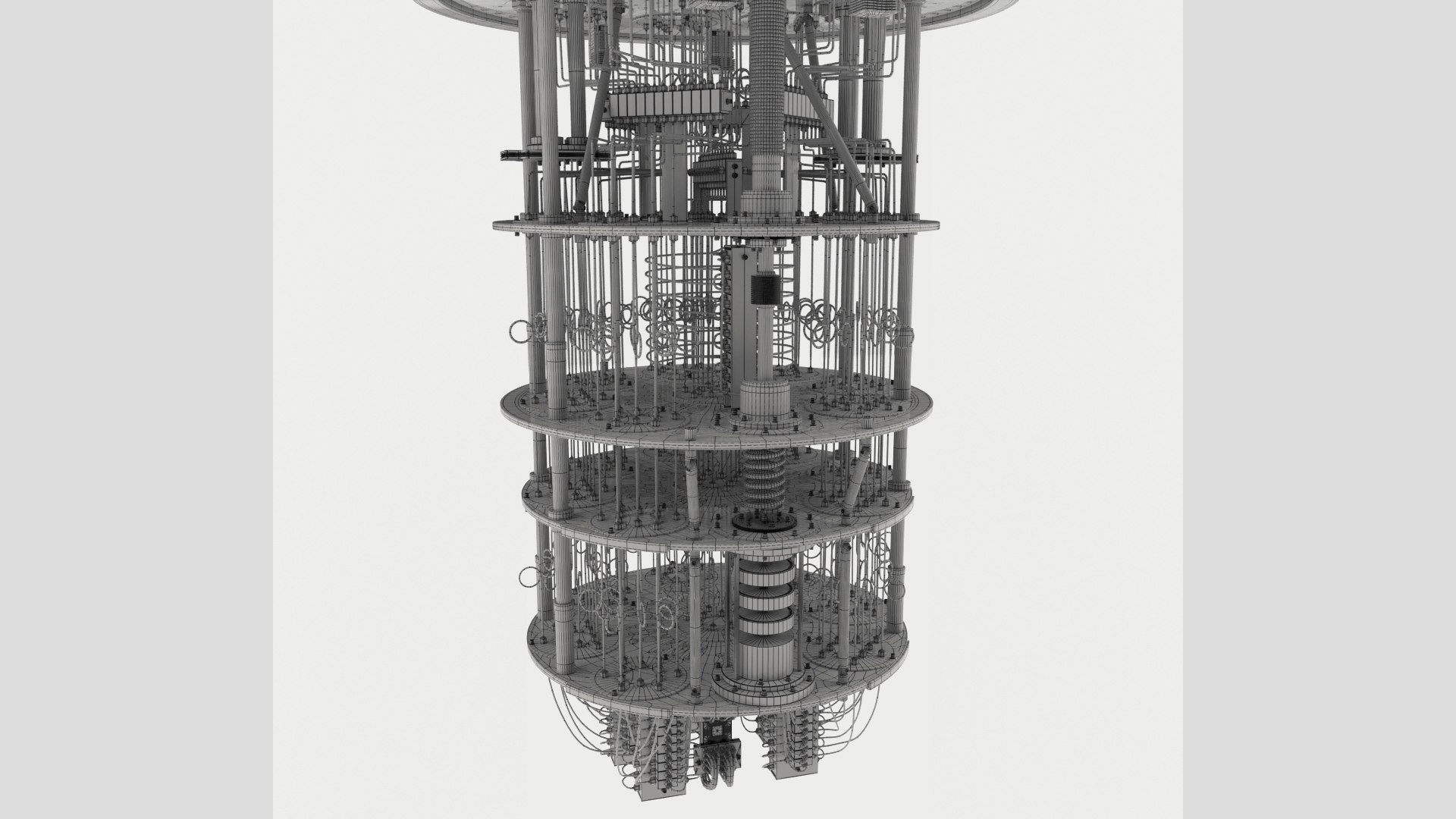 3D Quantum Computer - TurboSquid 2386926