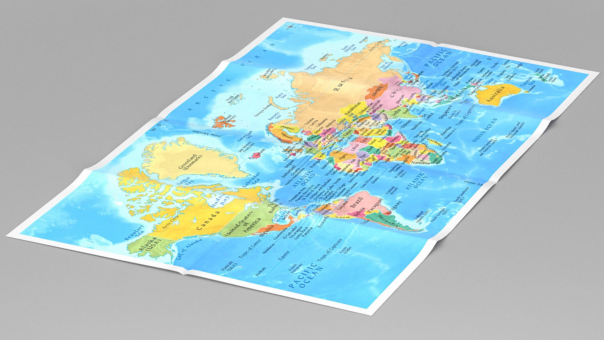 3D World Map - TurboSquid 1861944