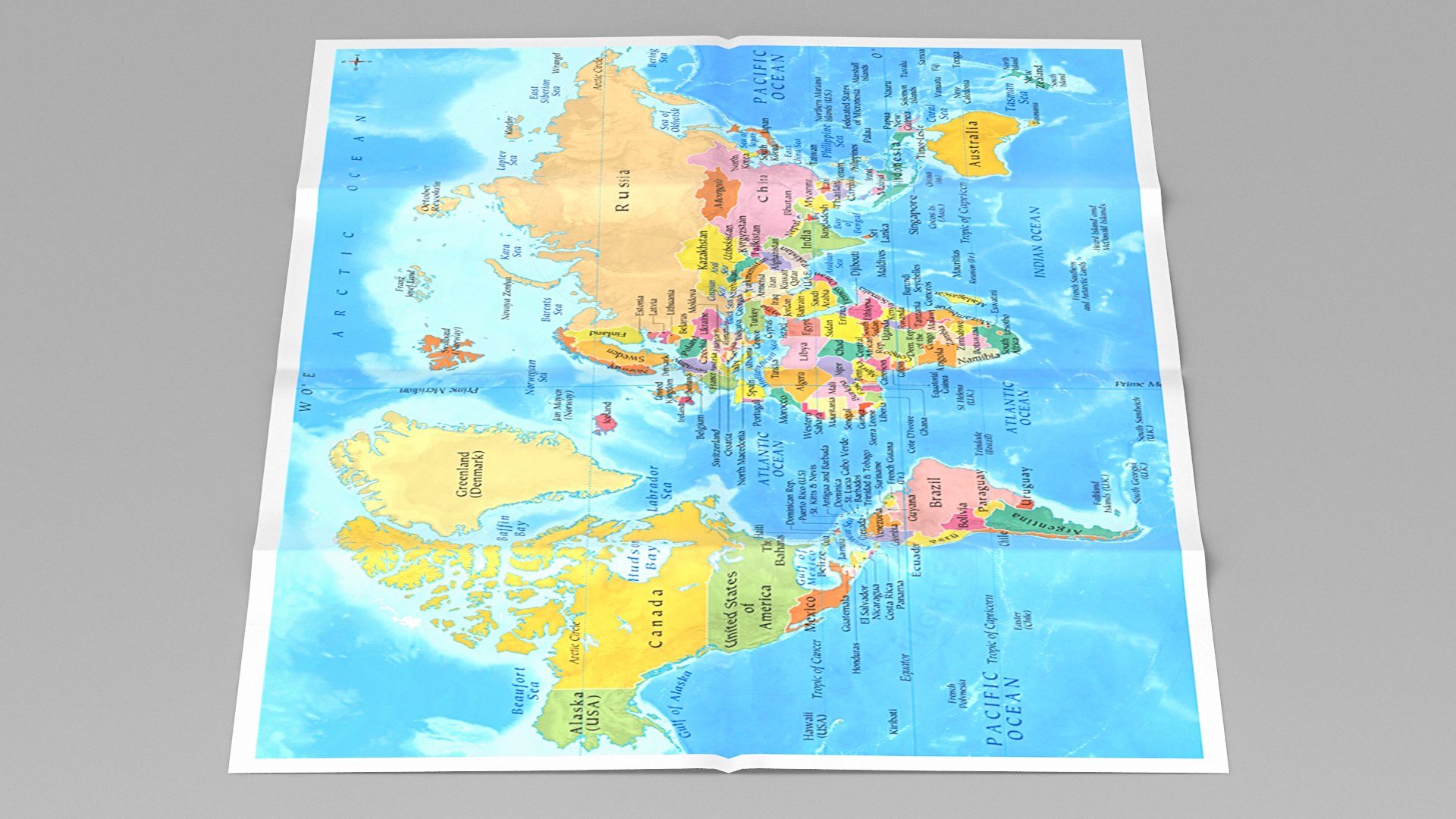 3D World Map - TurboSquid 1861944