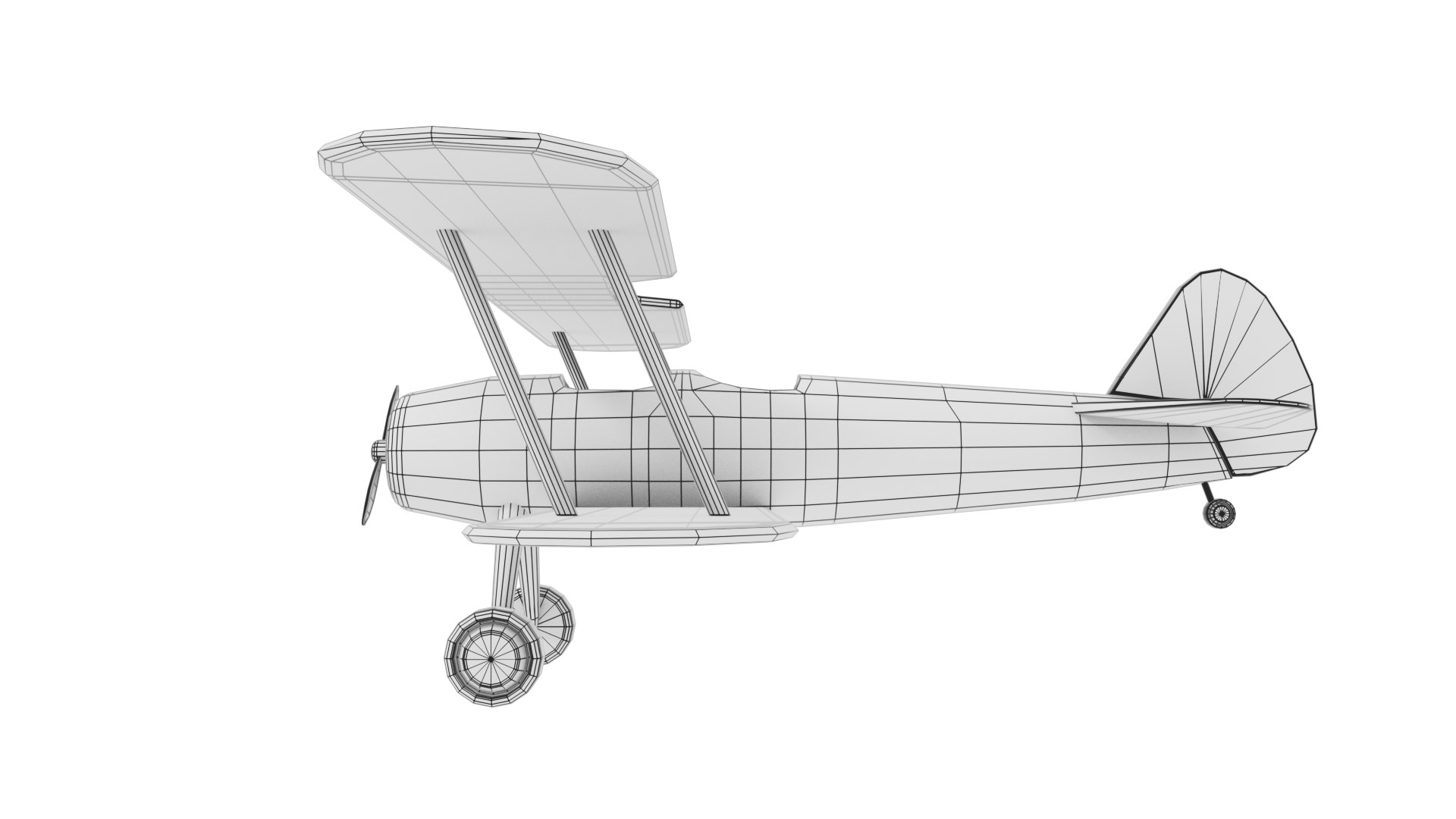 Game Model Of The Airplane 3D Model - TurboSquid 2094224