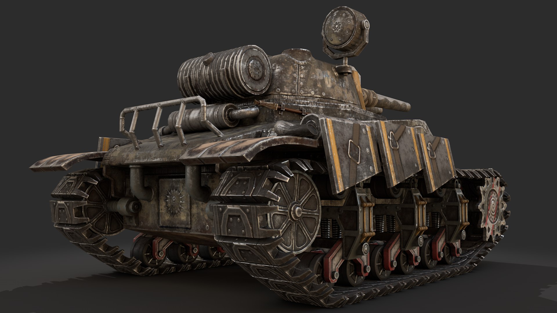 Tank Apocalyptic 3D Model - TurboSquid 1612802