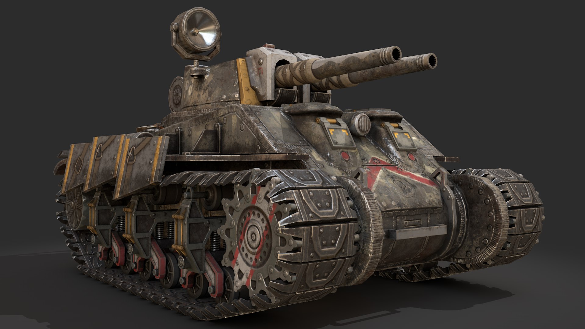 Tank Apocalyptic 3D Model - TurboSquid 1612802