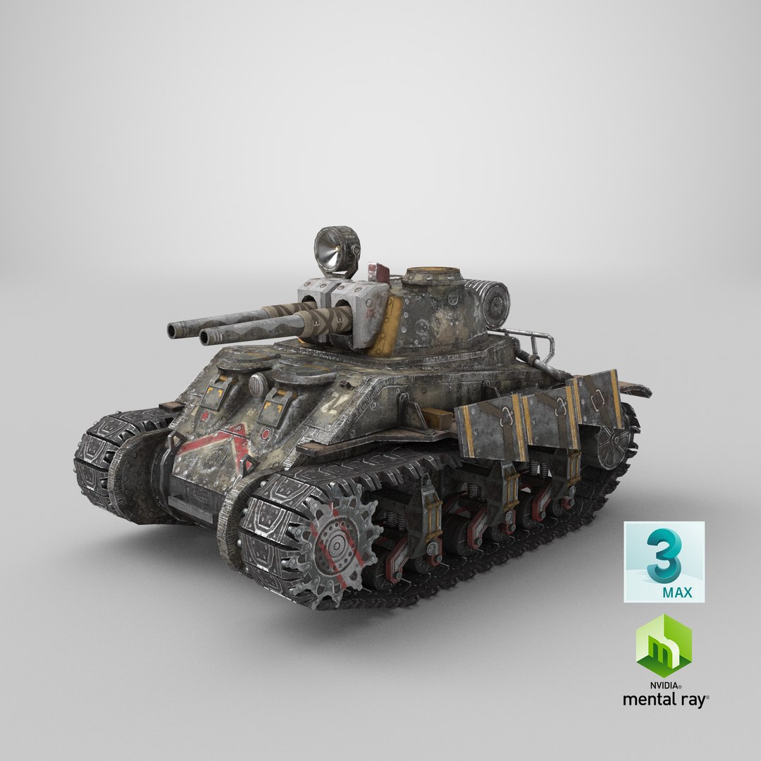Tank apocalyptic 3D model - TurboSquid 1612802