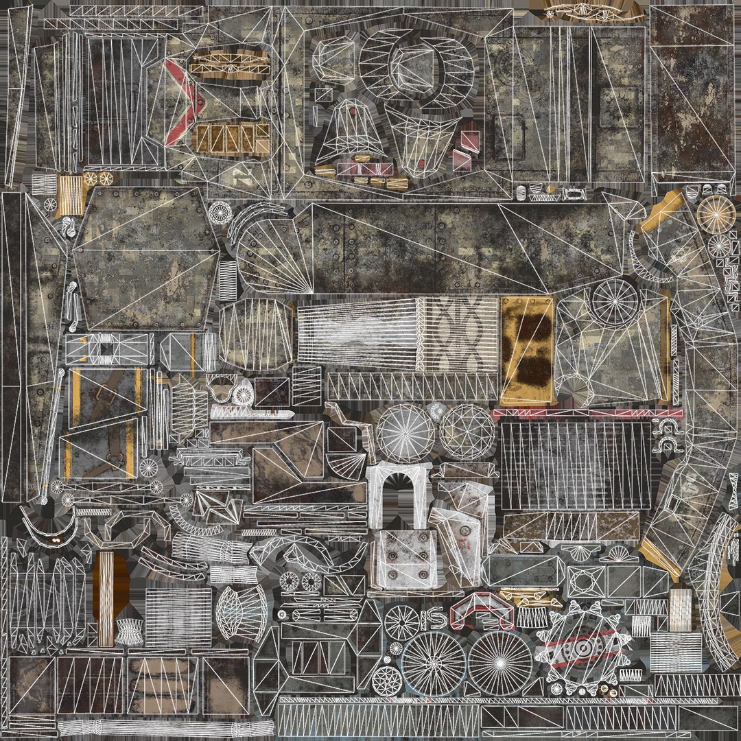 Tank apocalyptic 3D model - TurboSquid 1612802