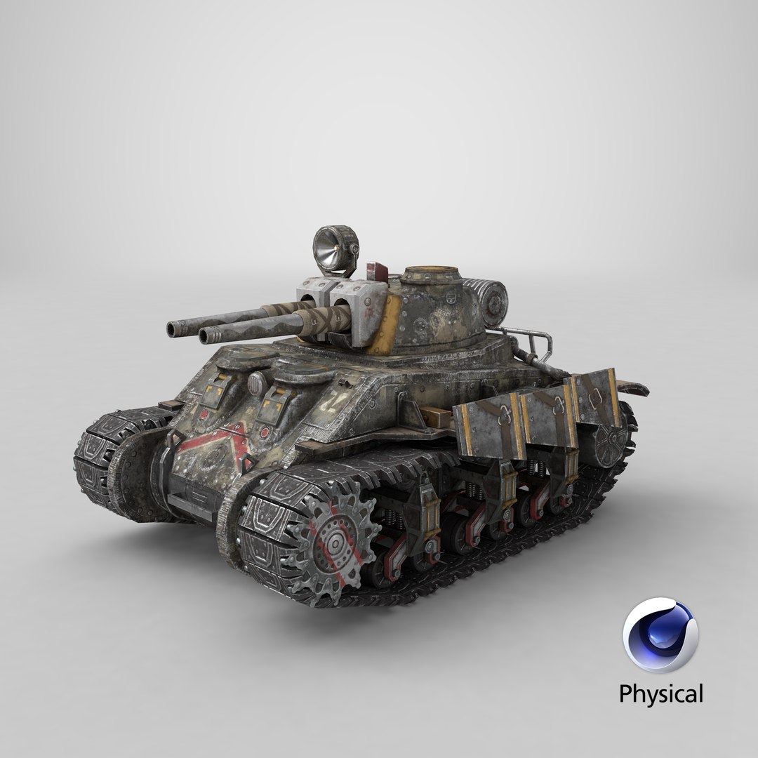 Tank apocalyptic 3D model - TurboSquid 1612802